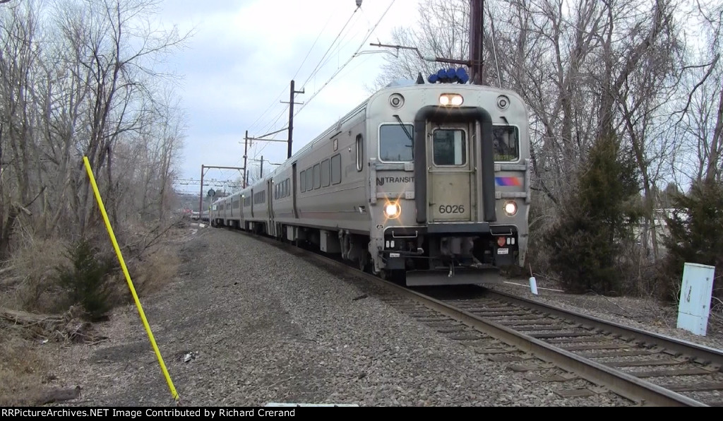 Cab Car 6026 on Train 728